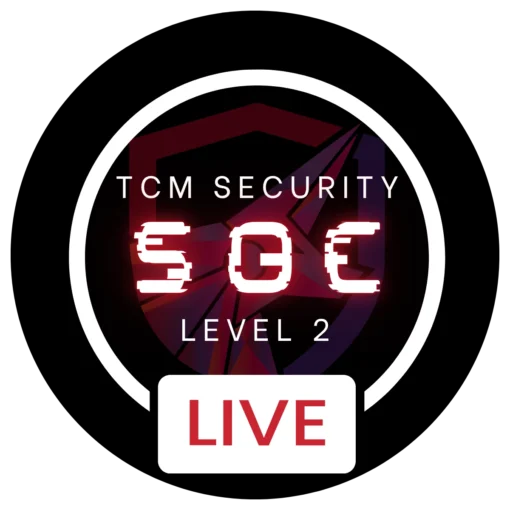 SOC Level 2 Live Training - TCM Security